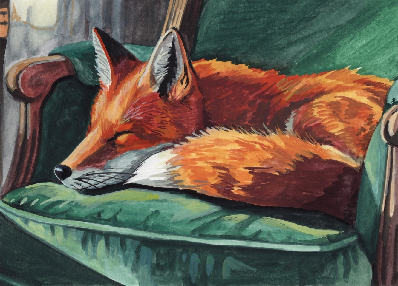Dreams of a Dapper Fox 6x8 – KATE JARVIK BIRCH